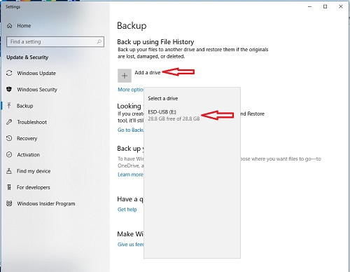 Backup and Restore Data in Windows 10 – Micro Center